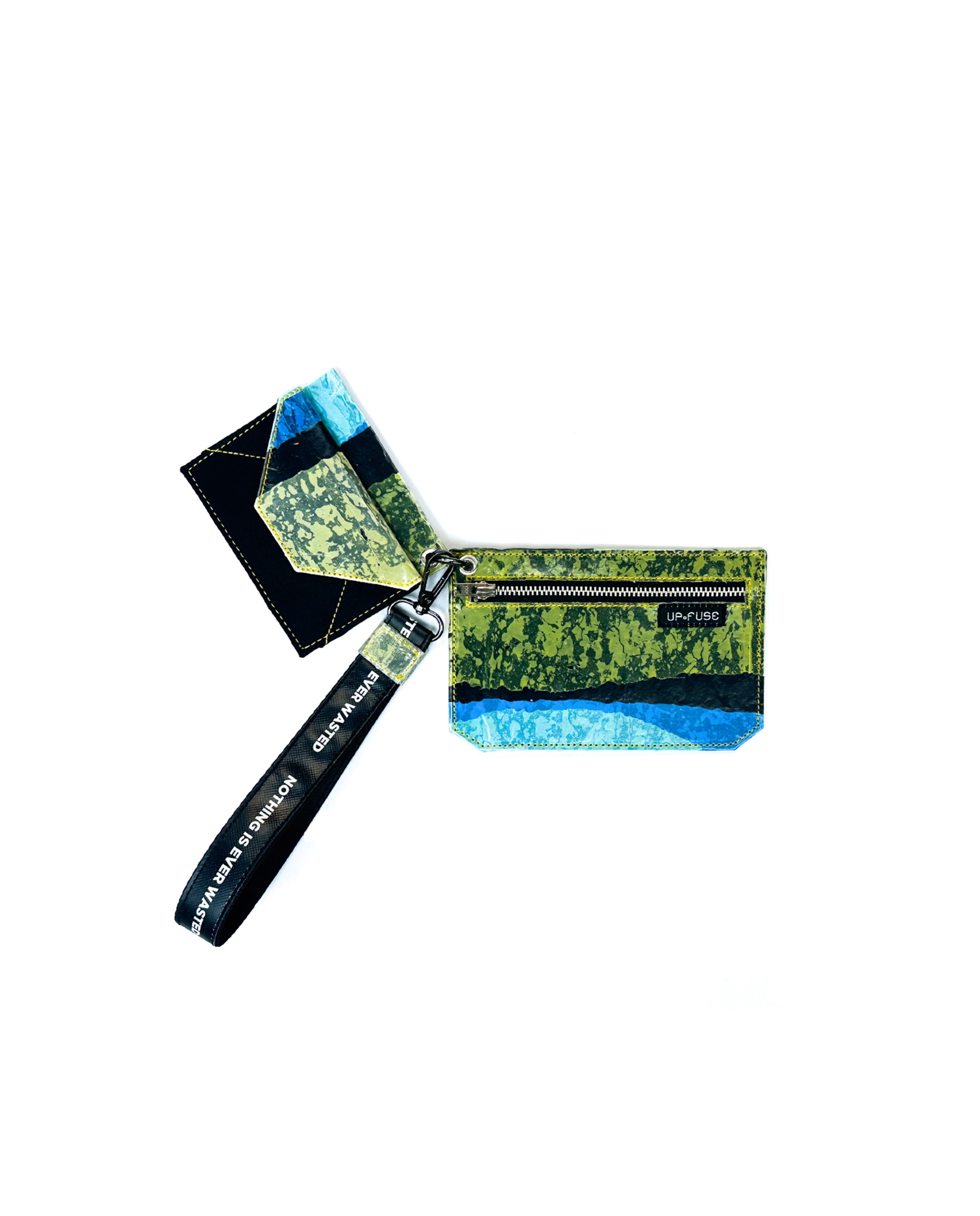 Pocket Fusion Wallet - Blue Blocks – Up-Fuse