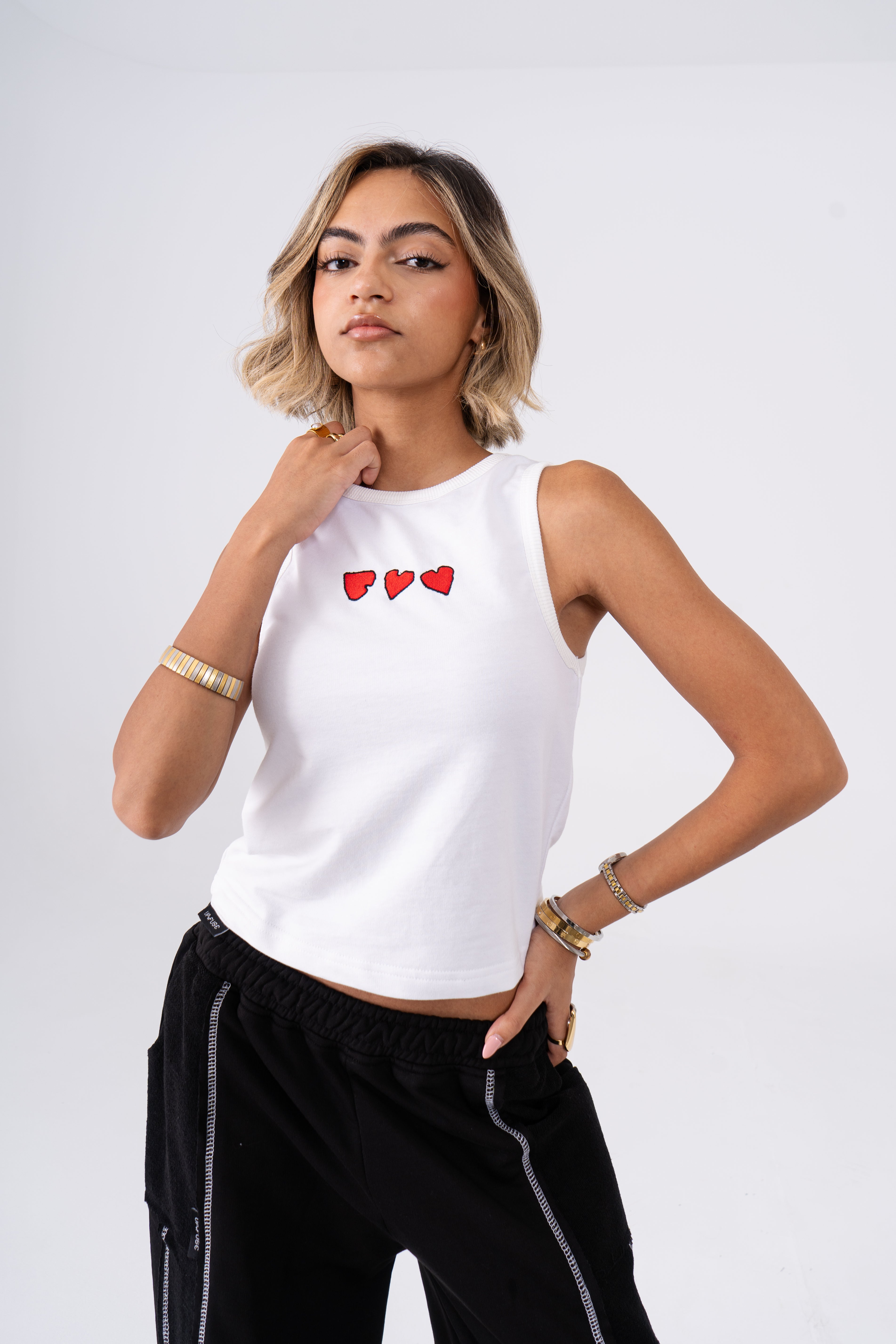 Paris Tank Top - White