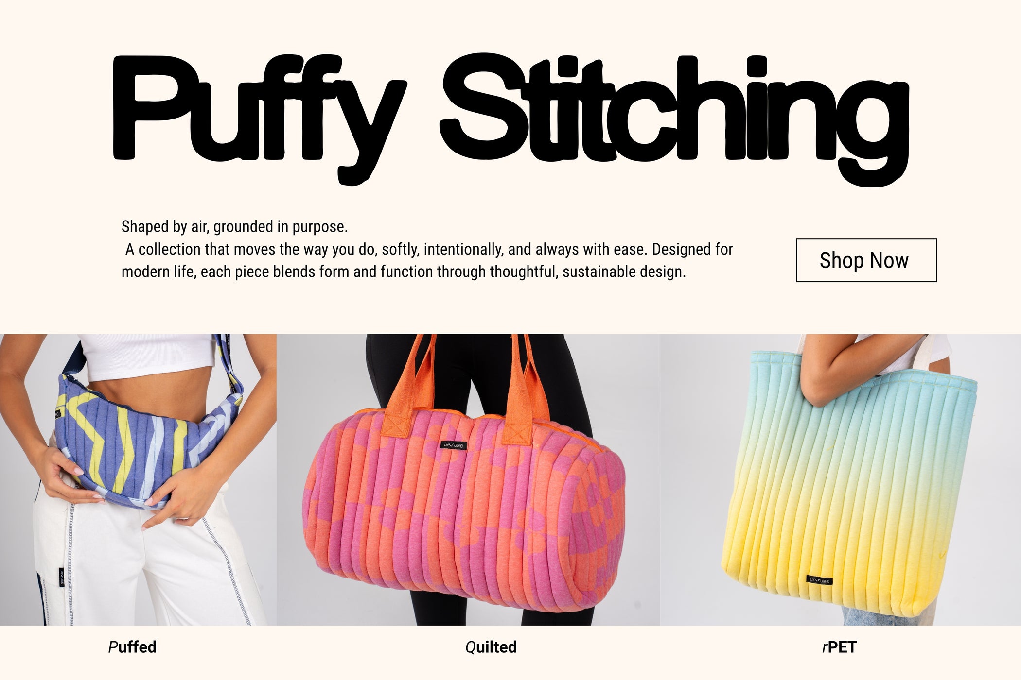 Up-Fuse Egyptian Sustainable Fashion Brand, Recycled Materials